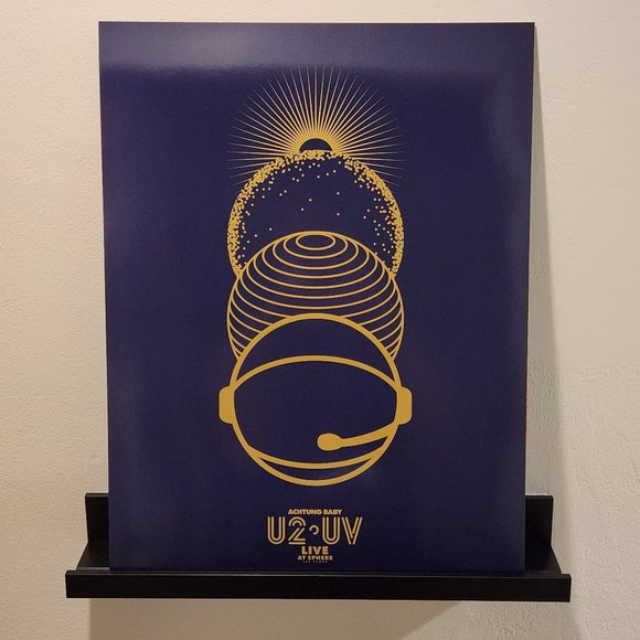 Art | U2 Uv Poster Live At Sphere Week 2 Blue Astronaut Circles ...